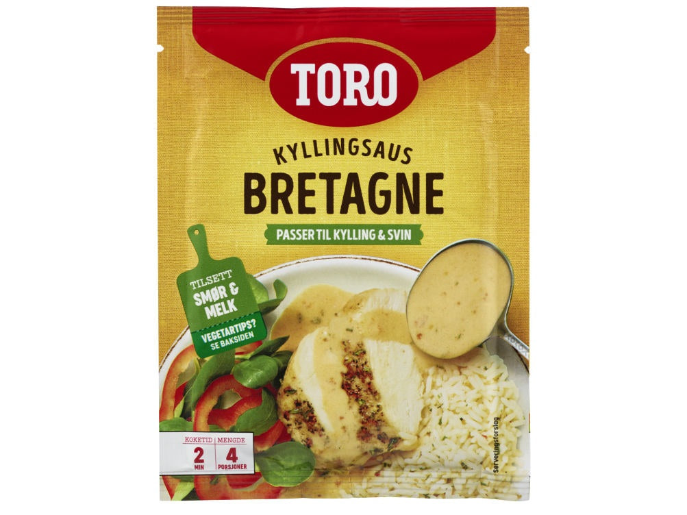 Toro Bretagne Chicken sauce (Kyllingsaus) 27 grams – Norwegian Foodstore