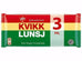 Kvikk Lunsj bisquit and chocolate 3 x 47 gram – Norwegian Foodstore
